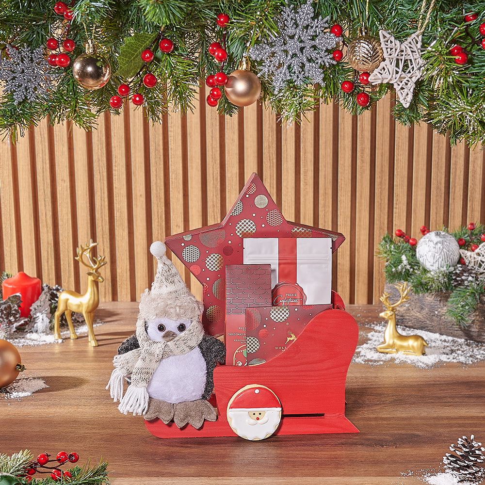 Sweet Christmas Sleigh Gift Basket – Christmas gift baskets – Toronto ...
