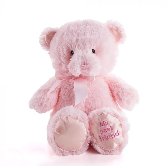 Pink Best Friend Baby Plush Bear - Toronto Baskets - Toronto Delivery